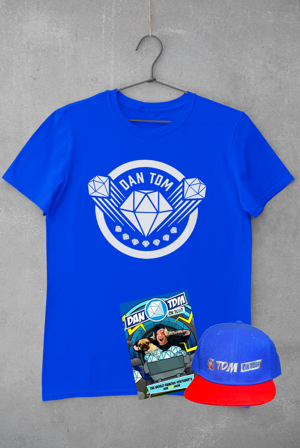 Dan TDM Diamonds Legacy Short Sleeve T-Shirt PLUS Free Cap and DVD wit ...